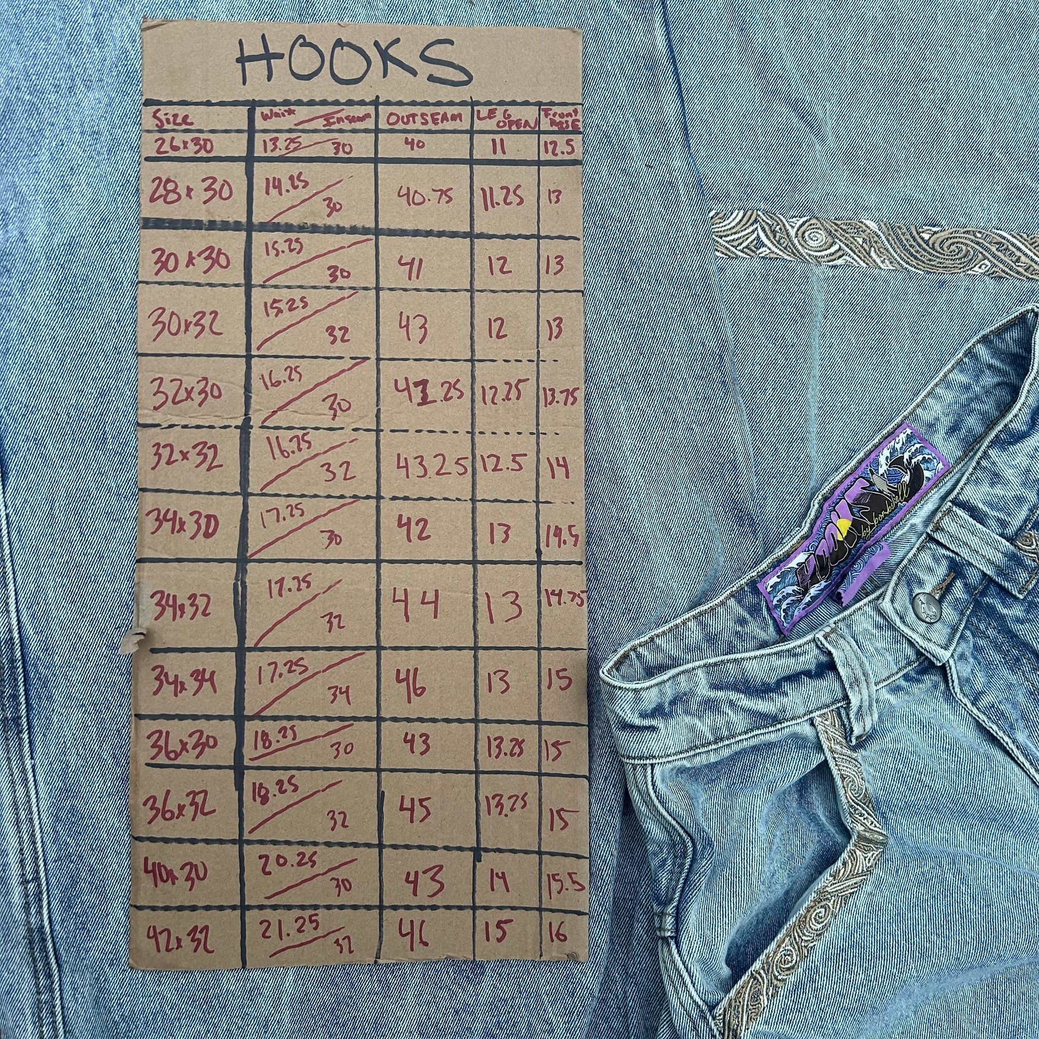 Bombshell Hooks (black) – BOMBSHELL JEANS