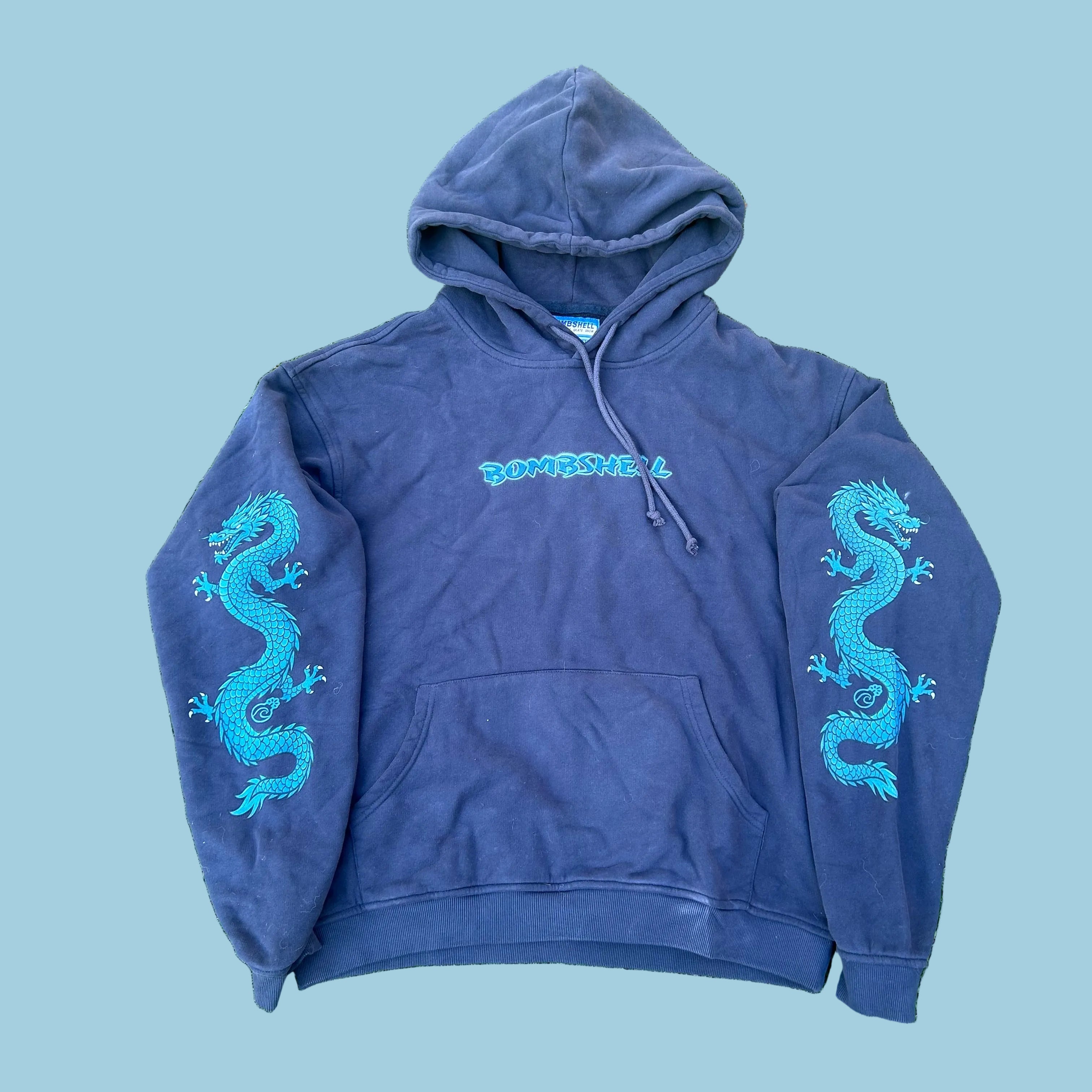 Blue Dragon Hoodie – BOMBSHELL JEANS