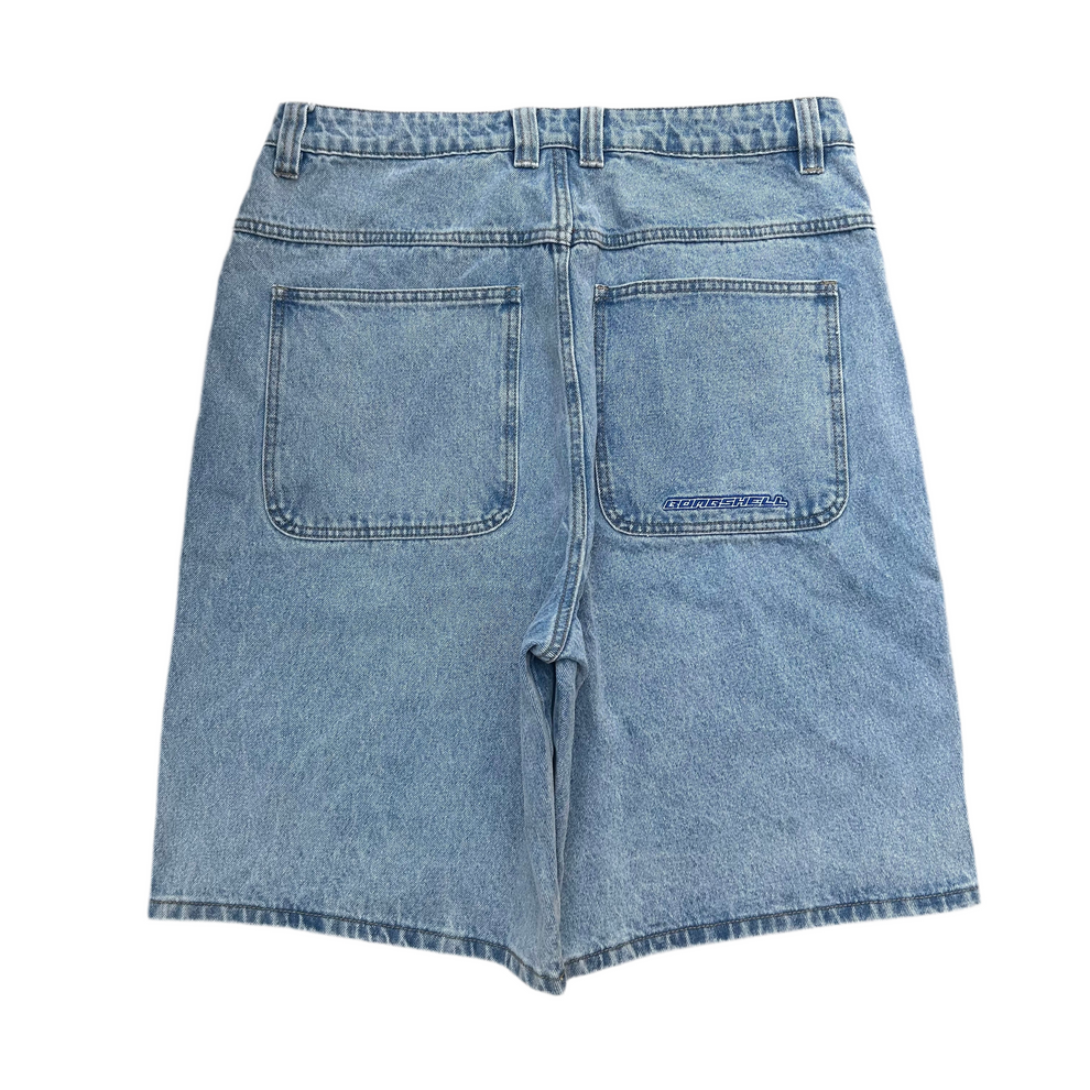 Bombshell Groms Jorts Light Wash – BOMBSHELL JEANS