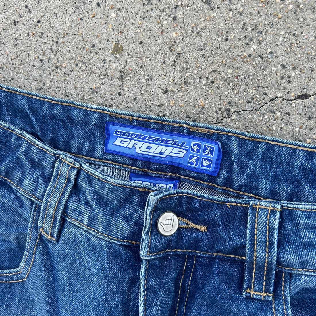 Bombshell Groms Dark Wash – BOMBSHELL JEANS